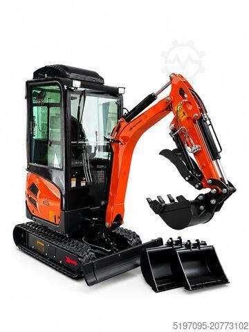 Minibager sa punom kabinom i grejanjem
Tec Point - 1,8t Klasse Minibagger NEU! Schnellwechsler und 3 Schaufeln im Set