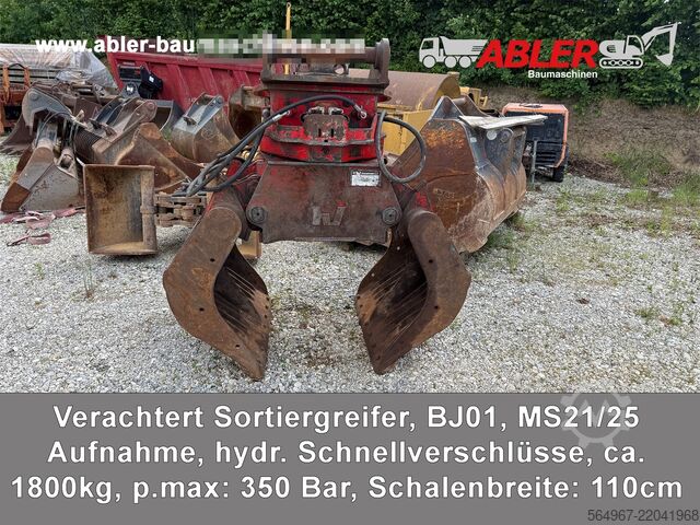 Grajfer
Verachtert Sortiergreifer MS21/25 hydr. Schnellvers