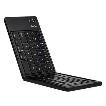 COTECI 64017 FOLDABLE BLUETOOTH KEYBOARD FOR ANDROID, IOS, WINDOWS - QWERTY - BLACK