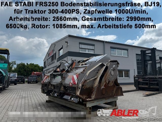 Stabilizator zemljišta
FAE Stabi FRS250 Bodenstabilisierungsfräse