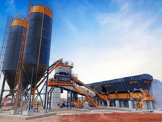 Postrojenje za mešanje betona / betonska baza
FABO Concrete Batching Plant 180 m3 Compact Concrete Batching Plant