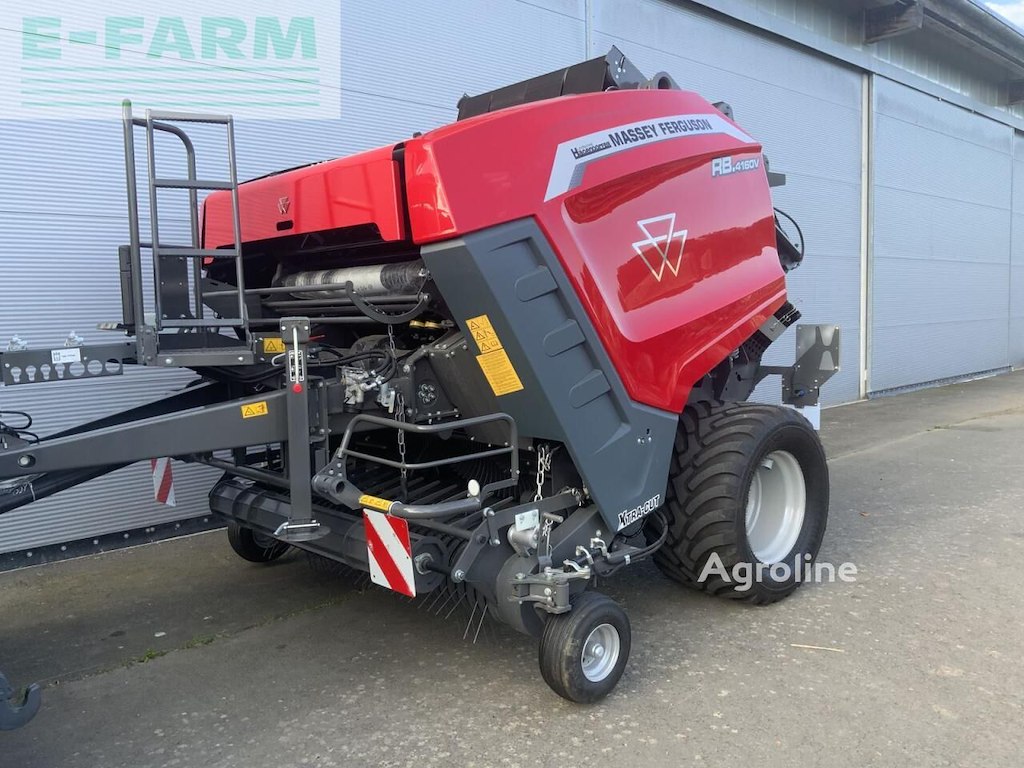 Massey Ferguson rb 4160 v xtra balirka za četvrtaste bale