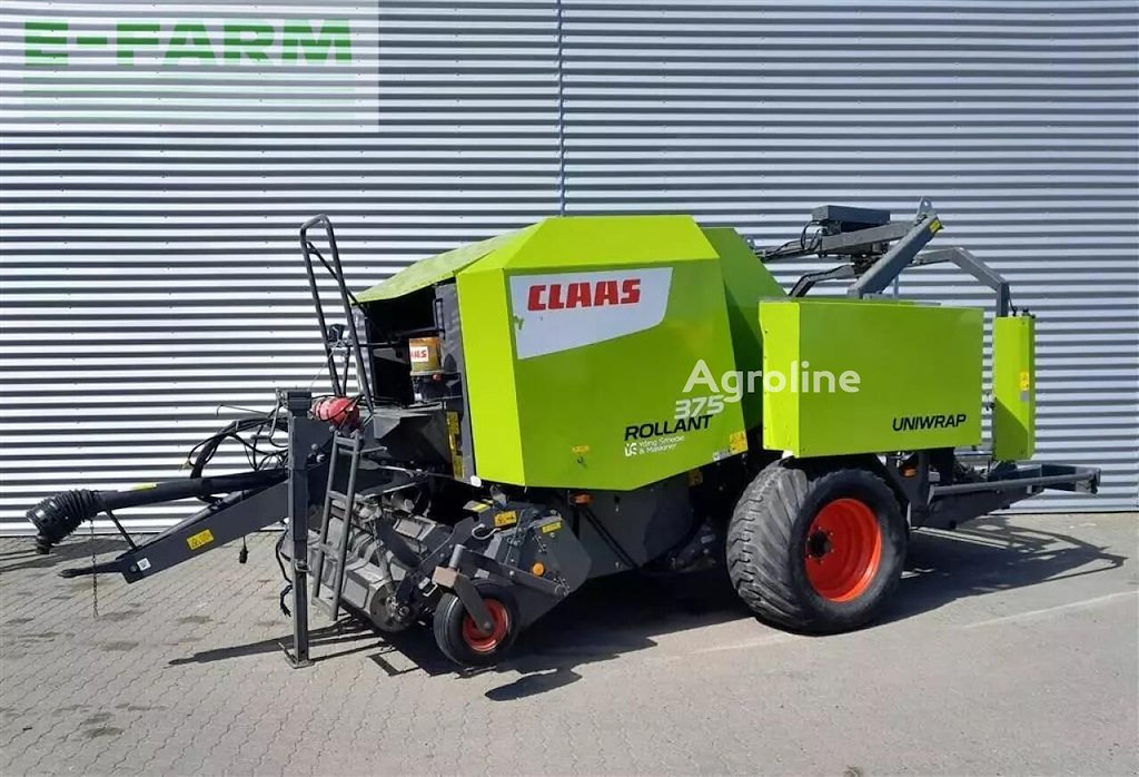 Claas rollant 375 - uniwrap balirka za četvrtaste bale