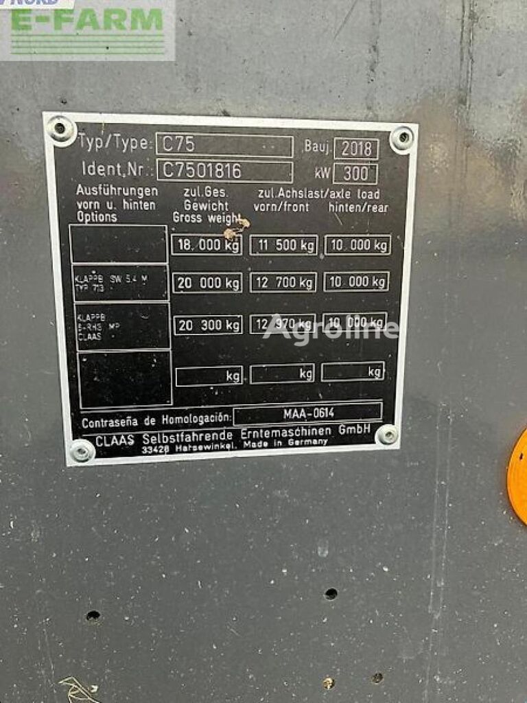 Claas variant 480 rc pro balirka za četvrtaste bale