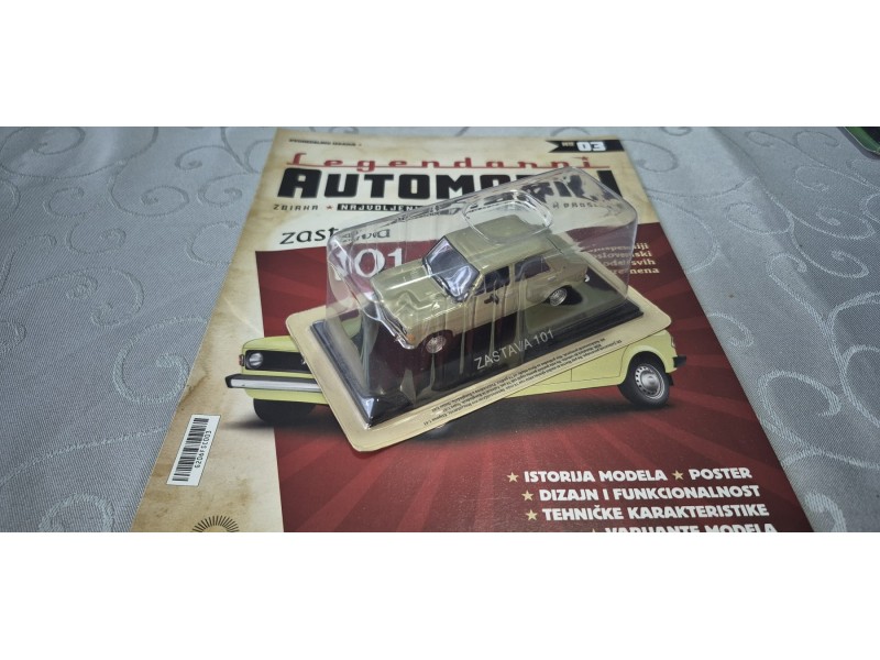 Legendarni Automobili Br.3 Zastava 101 1:43