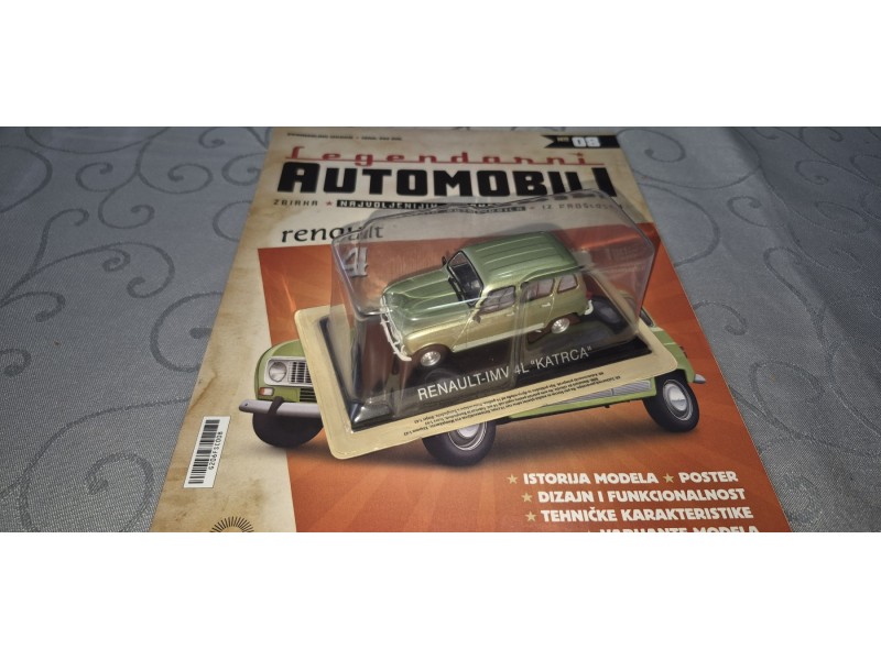 Legendarni Automobili Br.8 Renault 4L 1:43