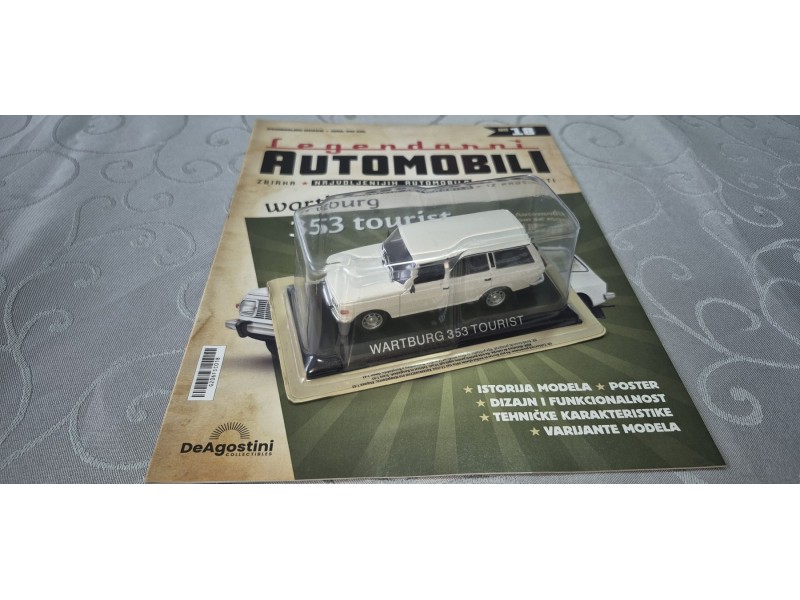 Legendarni Automobili Br.18 Wartburg 353 Tourist 1:43