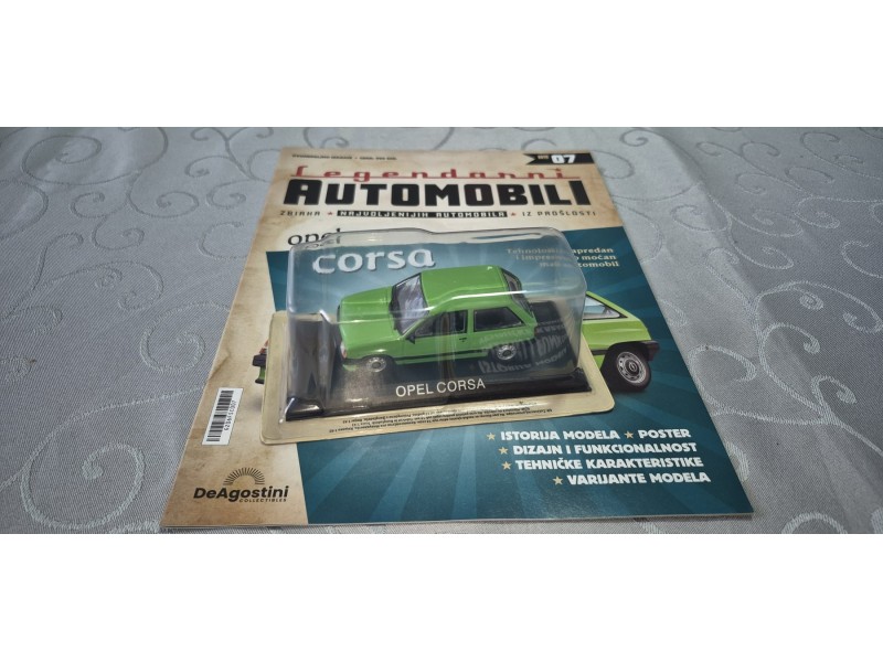Legendarni Automobili Br.7 Opel Corsa 1:43