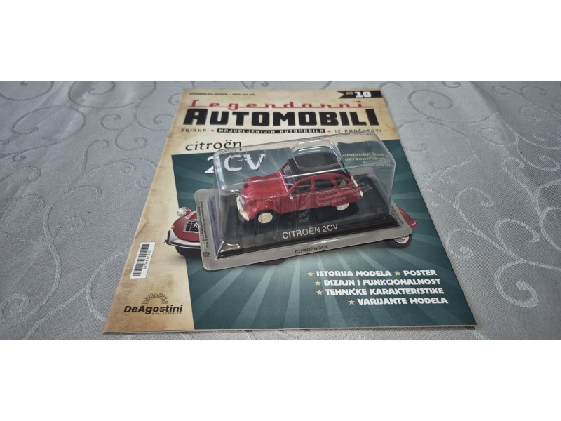 Legendarni Automobili Br.10 Citroen Cimos 2CV6 1:43