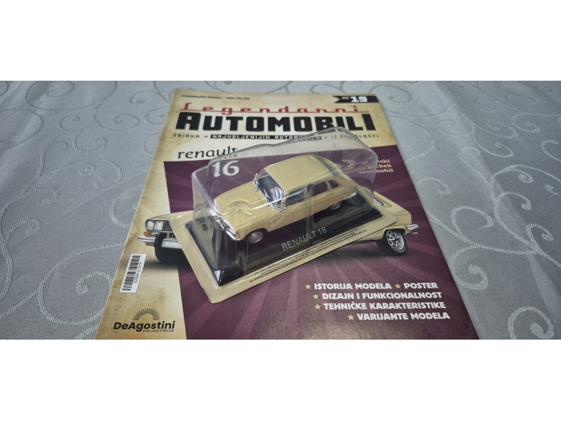 Legendarni Automobili Br.19 Renault 16 1:43
