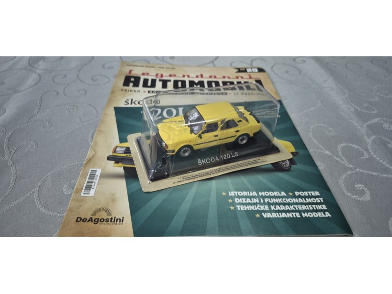 Legendarni Automobili Br.20 Skoda 120 LS 1:43