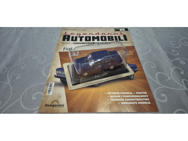 Legendarni Automobili Br.25 Fiat 132P 1:43