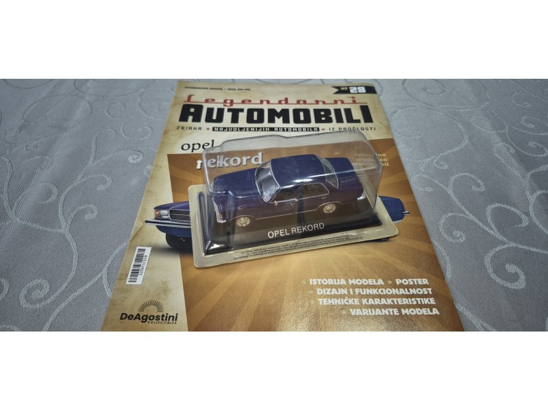 Legendarni Automobili Br.28 Opel Rekord 1:43