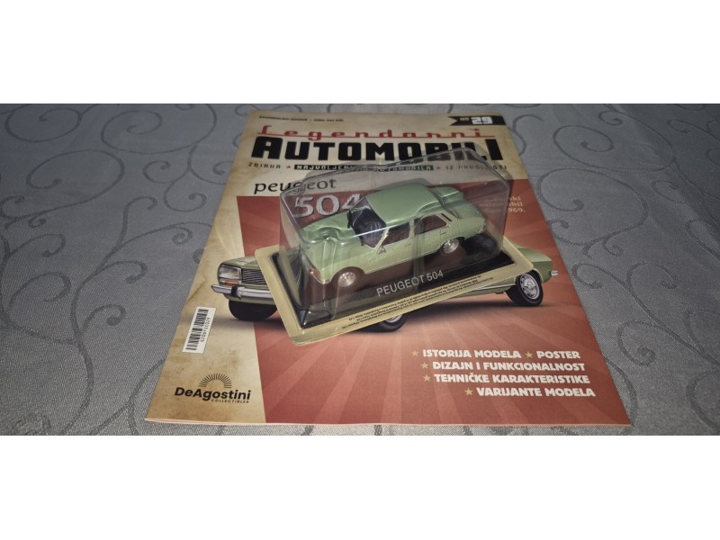 Legendarni Automobili Br.29 Peugeot 504 1:43