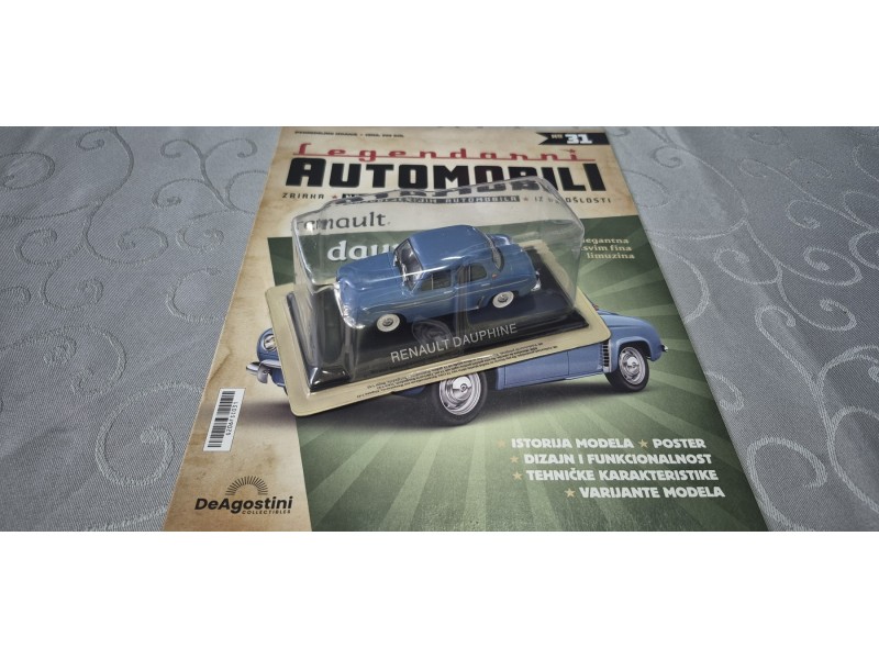 Legendarni Automobili Br.31 Renault Dauphine 1:43