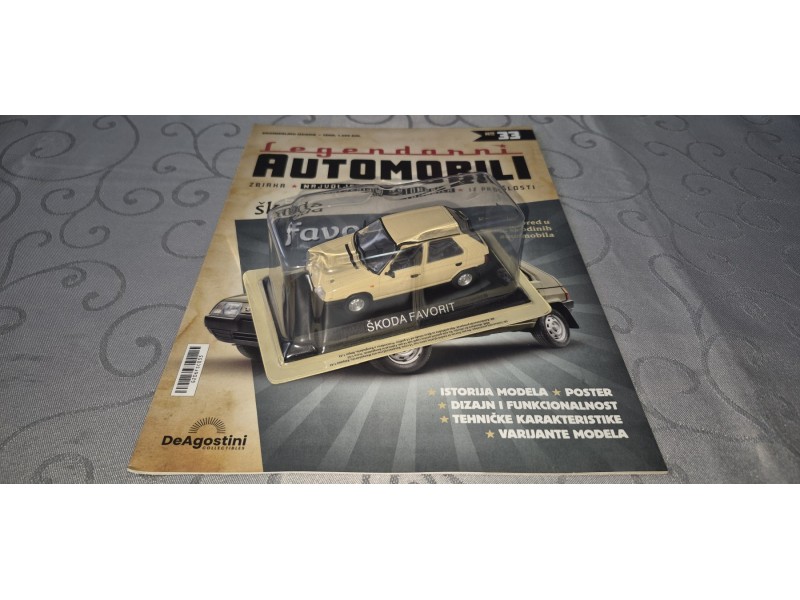 Legendarni Automobili Br.33 Skoda Favorit 1:43
