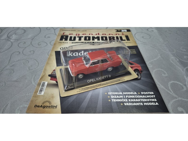 Legendarni Automobili Br.35 Opel Kadett B 1:43