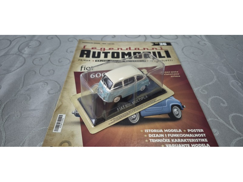 Legendarni Automobili Br.36 Fiat 600 Multipla 1:43