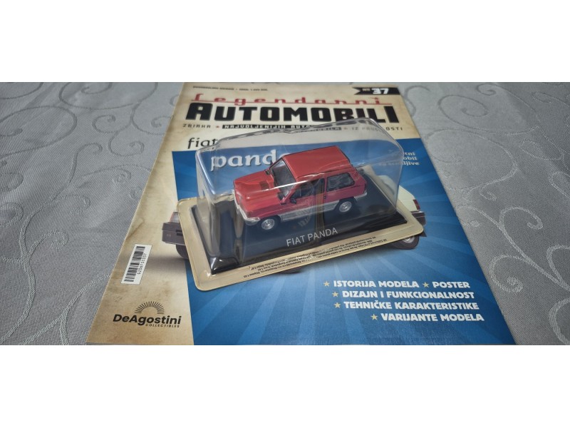 Legendarni Automobili Br.37 Fiat Panda 1:43