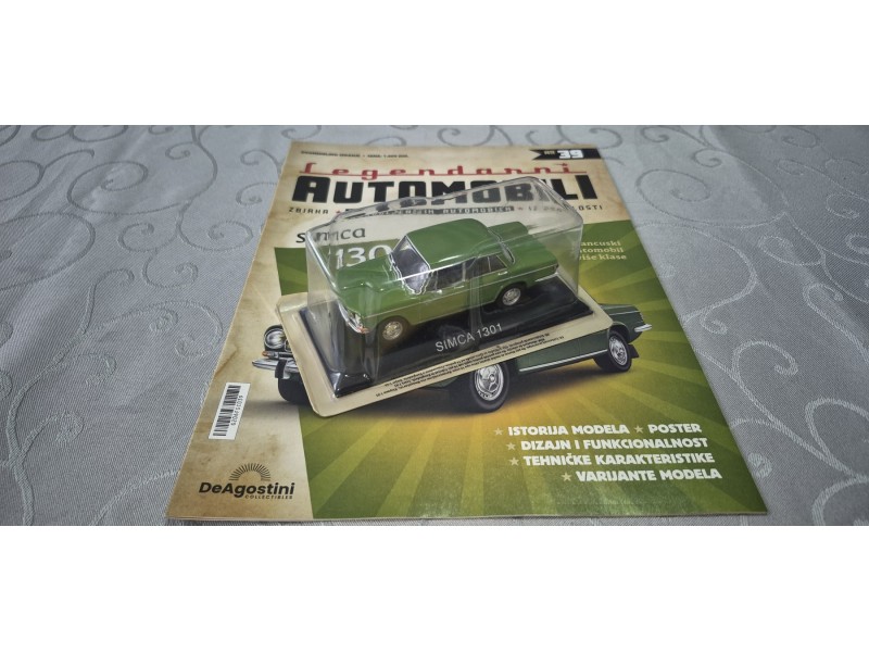 Legendarni Automobili Br.39 Simca 1301 1:43