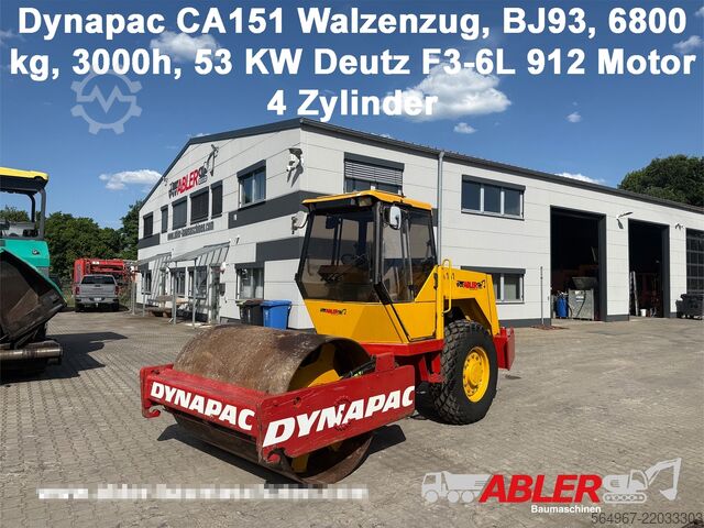 Valjak sa jednim bubnjem
Dynapac CA151 Walzenzug 53 kW Deutz