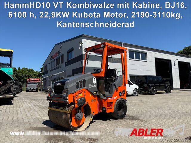Kombinovani valjak
Hamm HD10 VT Kombiwalze mit Kabine 22,9 kW Ku
