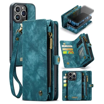 IPHONE 15 PRO MAX CASEME 2-U-1 MULTIFUNKCIONALNA FUTROLA-NOVČANIK - PLAVA
