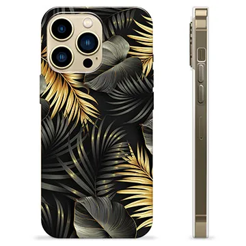 IPHONE 13 PRO MAX TPU MASKA - ZLATNO LIŠĆE