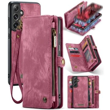 SAMSUNG GALAXY S24 CASEME 008 2-U-1 MULTIFUNKCIONALNA FUTROLA-NOVČANIK - CRVENA