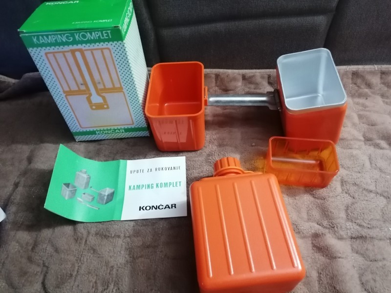 Narandžasti Kamping komplet KONČAR