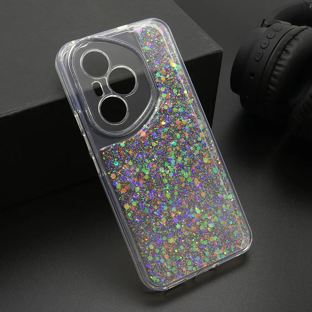 Futrola CRYSTAL GLOW za Honor 400 Pro srebrna