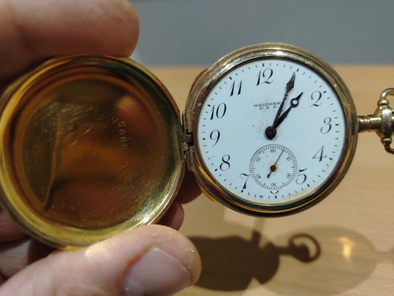 Waltham Dzepni Sat 9k pozlata