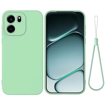 ONEPLUS NORD CE6 LIQUID SILICONE CASE WITH HAND STRAP - GREEN