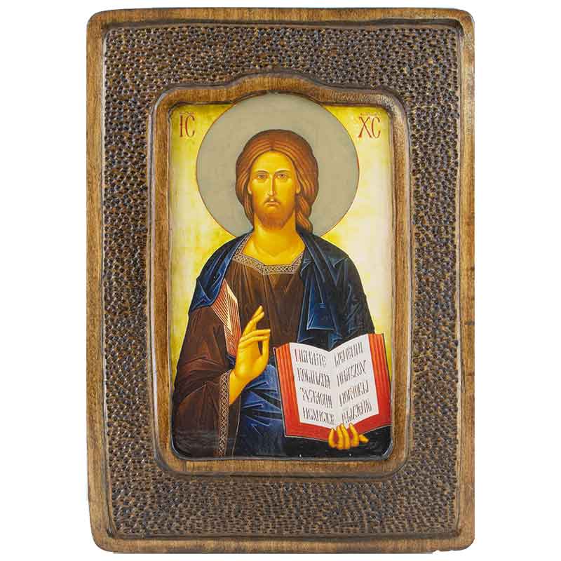 Gospod Isus Hrist - drveni ram, kaširana (29,5x18,5) cm