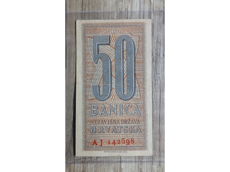 N 88 - NDH - 50 banica 1942 - opis -