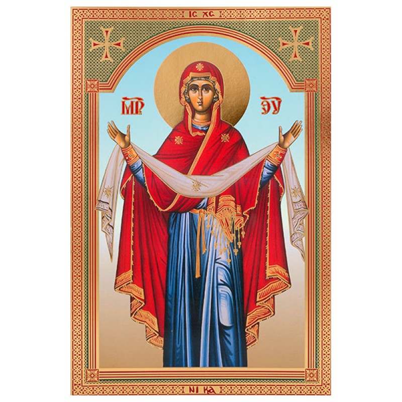 Pokrov Presvete Bogorodice (30x20) cm