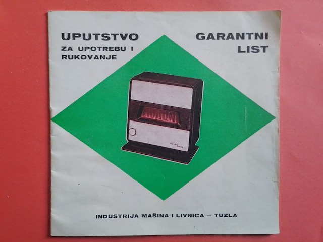 KREKA WESO -UPUTSTVO ZA UPOTREBU I GARANTNI LIST(BEZ KU