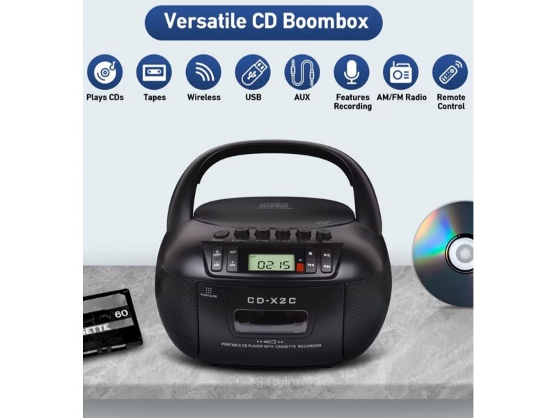 M-Amazup CD-X2A Boombox + poklon