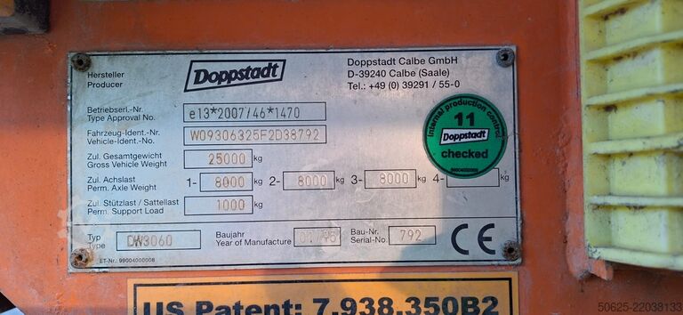 Jednoosovinski drobilica
Doppstadt Büffel DW-3060 Typ D