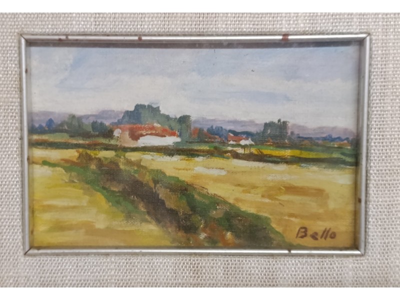 Pejzaž, ulje, uramljeno 34x29