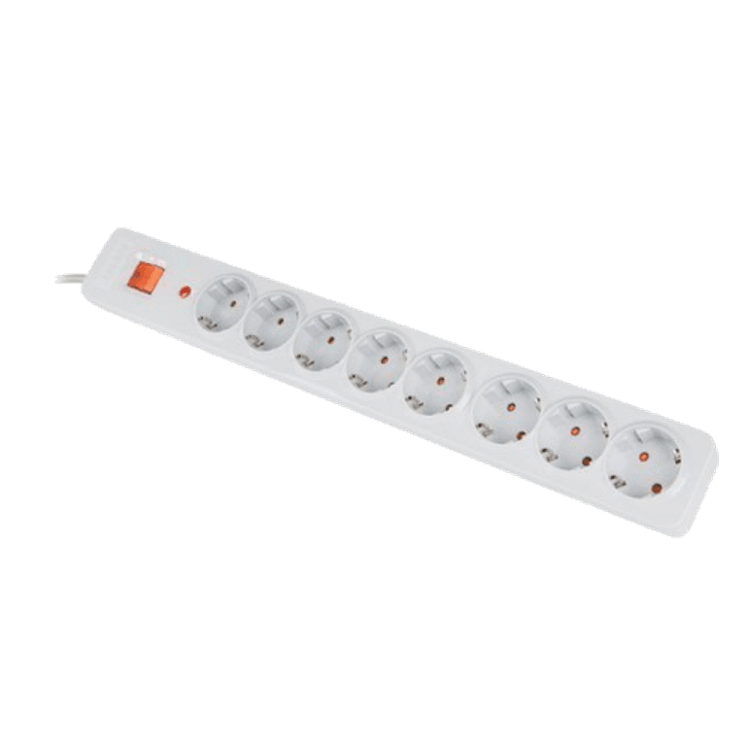 ACAR naponski produžni kabl X8 5m (Siva),