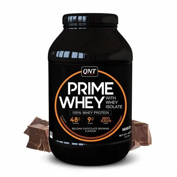 Qnt Whey Protein Prime, Belgijska Čokolada, 908g