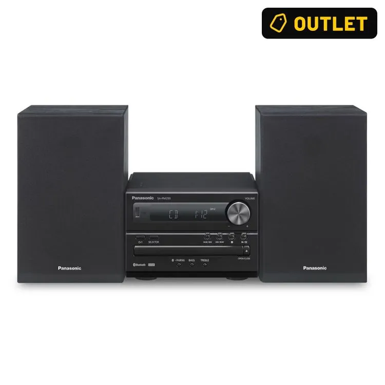 Panasonic SC-PM250EG-K Mikro Linija OUTLET