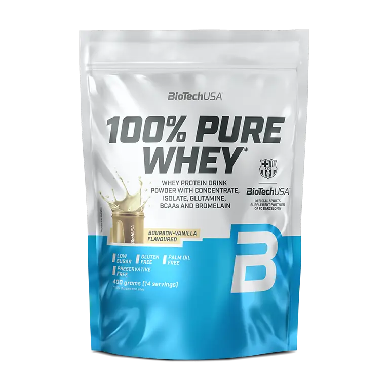 BioTechUSA 100% Pure Whey 400g burbon vanila