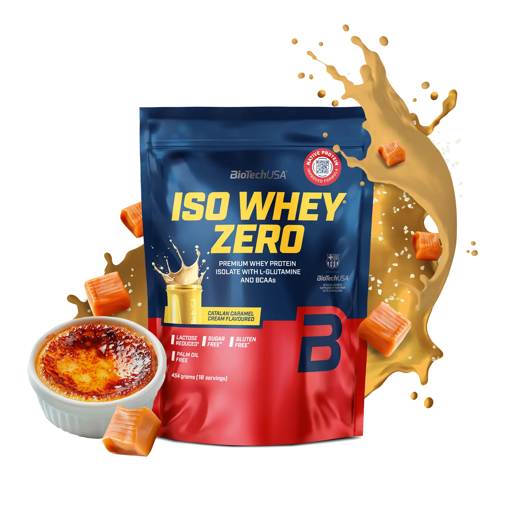 BioTechUSA Isowhey Zero 454g katalonska karamela