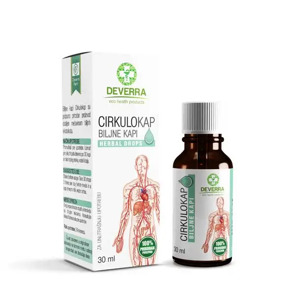 DEVERRA Cirkulokap biljne kapi 30ml