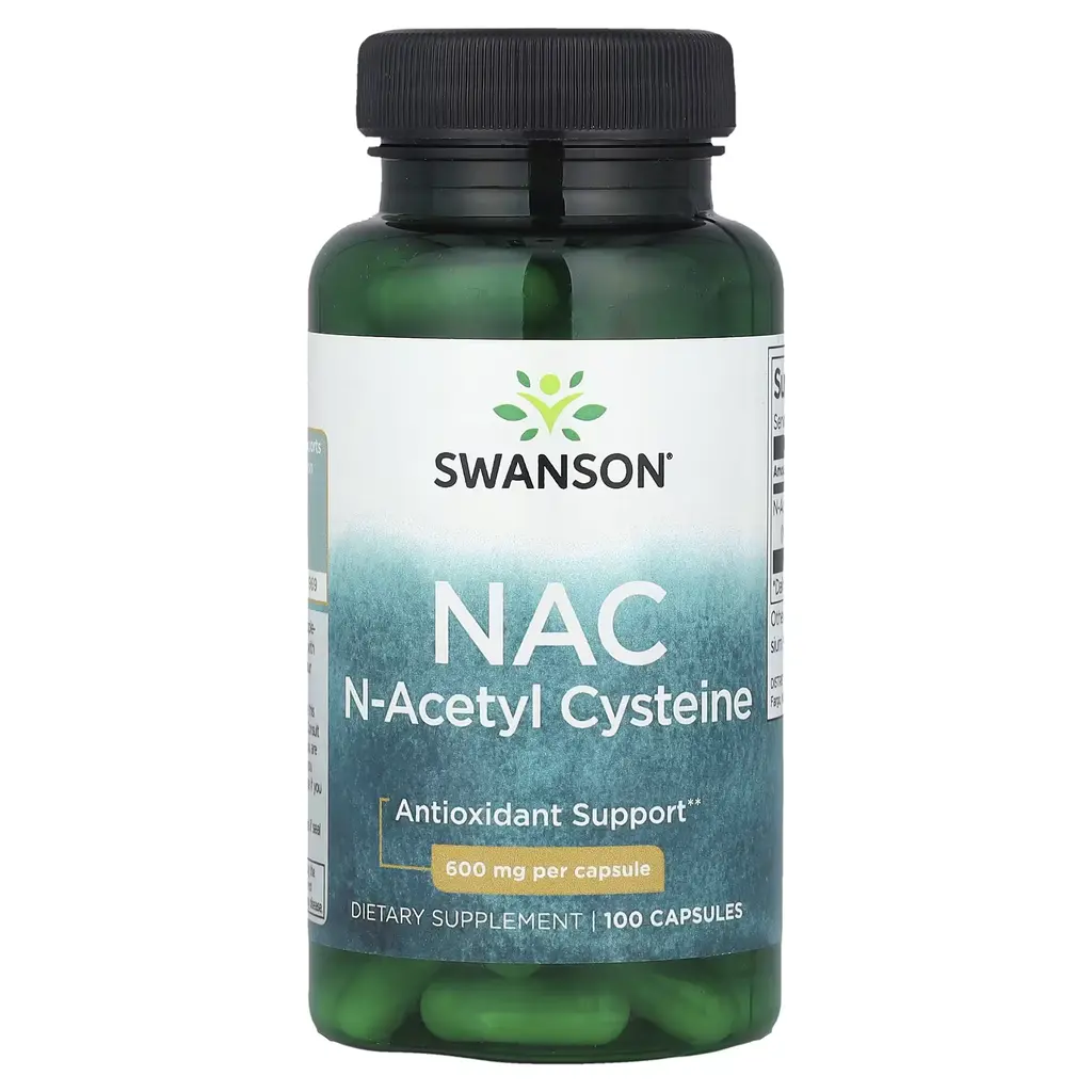 Swanson NAC, 600 mg, 100 kapsula