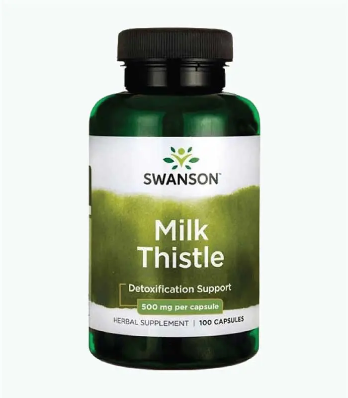 Swanson Milk Thistle, 500mg, 100 kapsula