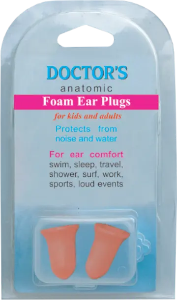 DOCTOR'S Tamponi za uši, Penasti, 2 komada, Kajsija