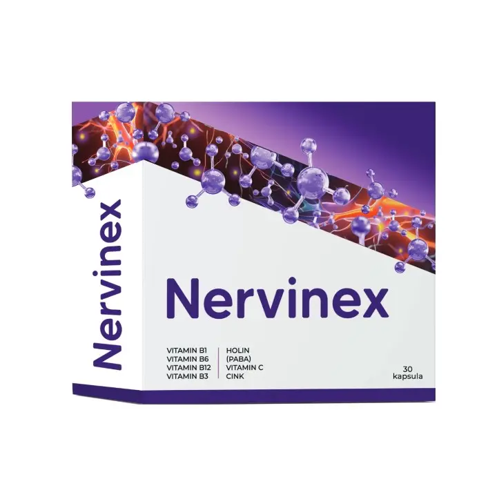 Nervinex Dodatak ishrani namenjen ishrani perifernih nerava, 30 kapsula